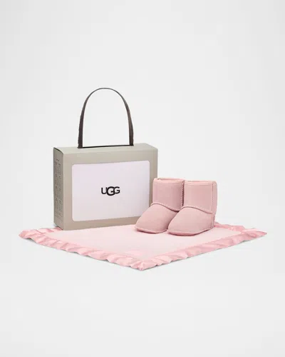 Ugg Kid' Baby Classic And Lovey Gift Set In Seashell Pink | ModeSens