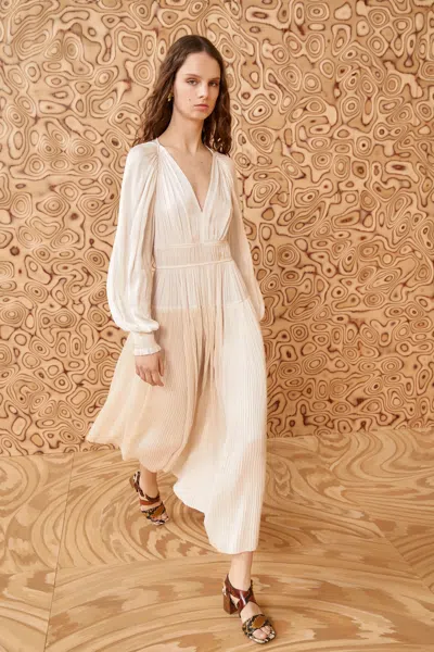 Ulla Johnson Laraline Dress In Blanc | ModeSens