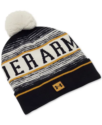 Under Armour Men's Halftime Logo Pom-pom Beanie In 111 Summit | ModeSens