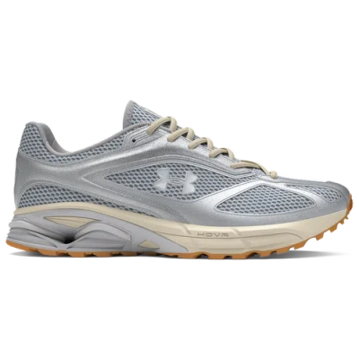 Under Armour Mens Hovr Apparition In Metallic Silver/mod Gray/metallic ...