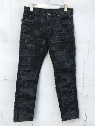 Pre-owned Undercover Scab Denim Jeans In Black | ModeSens