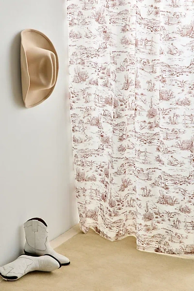 Urban Outfitters Western Toile Window Panel In Light Brown At In ...