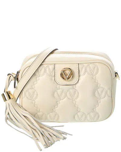 Valentino By Mario Valentino Amel Monogram Leather Crossbody In White ...
