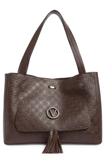 Valentino By Mario Valentino Ollie Dollaro Monogram Tote Bag In Choco ...