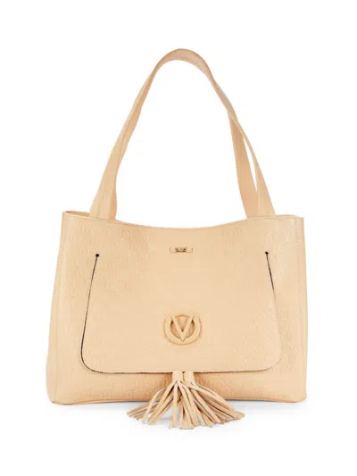 Valentino By Mario Valentino Women's Ollie Monogram Leather Tote In ...