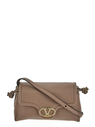 Valentino Garavani Logo Mini Bag In Beige | ModeSens