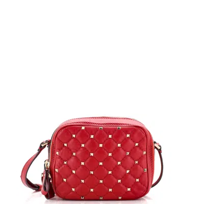 Valentino Garavani Rockstud Spike Camera Bag Quilted Leather Mini In ...