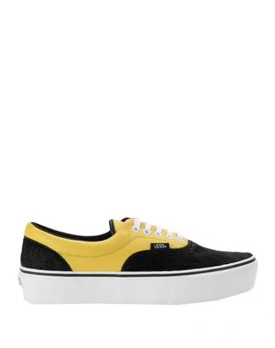Vans Ua Era Platform Woman Sneakers Yellow Size 8.5 Leather | ModeSens