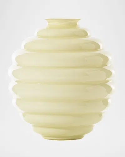 Venini Deco Vase, 10" In Straw-yellow | ModeSens