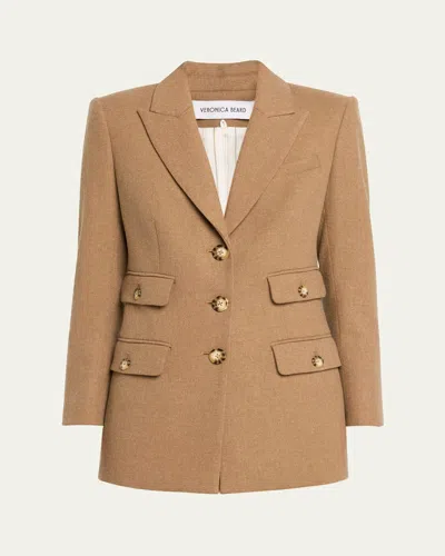 Veronica Beard Nalani Dickey Jacket In Heather Russet | ModeSens