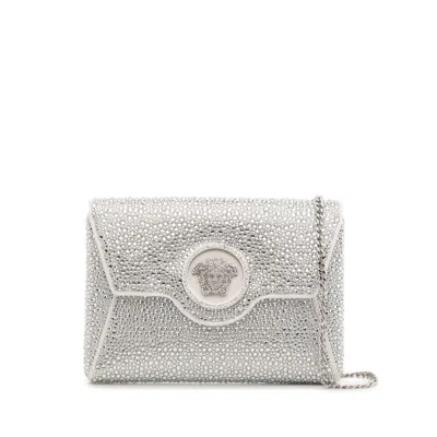 Versace Bags In Silver | ModeSens