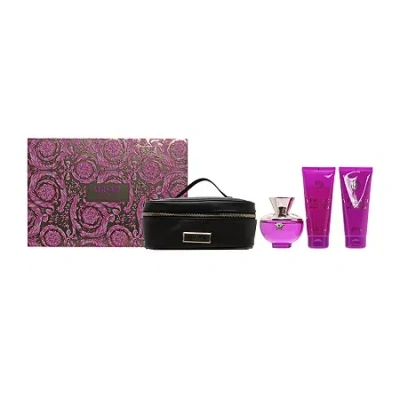 Versace Dylan Purple Ladies 4-pc Gift Set In Multi | ModeSens