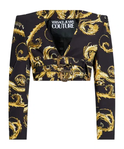 Versace Jeans Short Suit Coat In Black | ModeSens