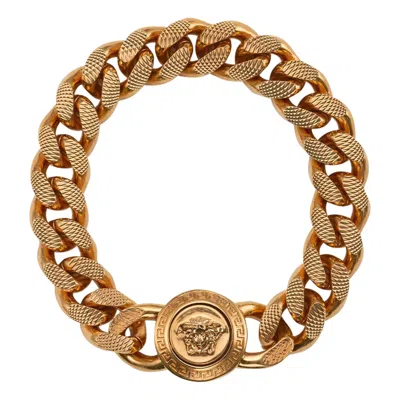 Versace Medusa Bracelet In Golden | ModeSens