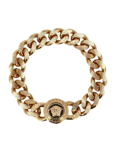 Versace Medusa Chain Bracelet In Gold | ModeSens