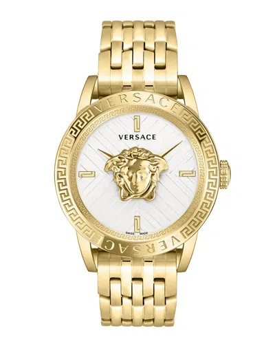 Versace V-code Bracelet Watch In Gold | ModeSens