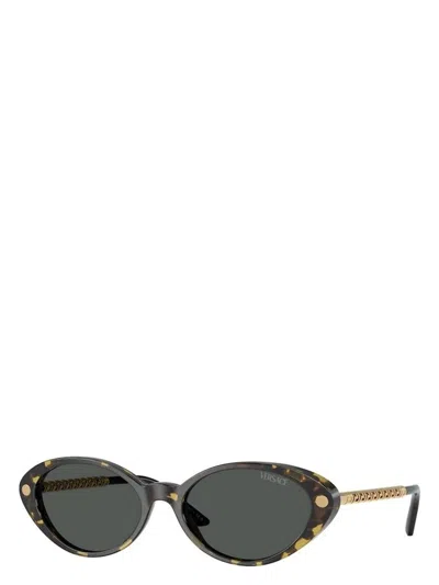 Versace Women's Ve4469 547087 Sunglasses In Havana | ModeSens