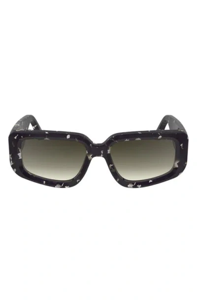 Victoria Beckham Vb Monogram 54mm Modified Rectangular Sunglasses In ...