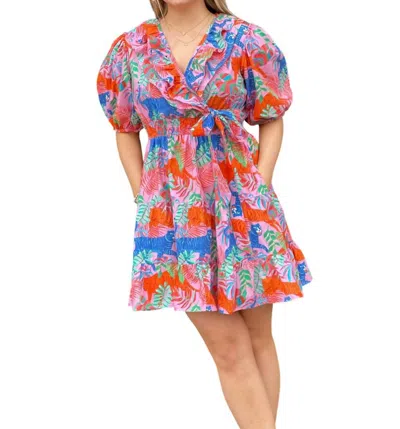 Victoria Dunn Wild In Ruffles Dress In Multi | ModeSens