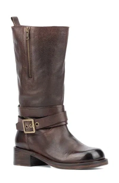 Vintage Foundry Phillipa Boot In Chocolate Modesens