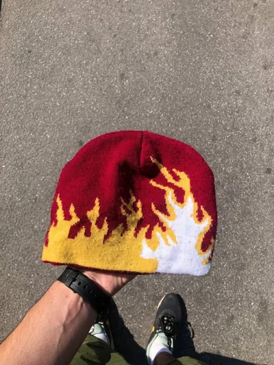 Pre-owned Vintage Very Inferno Sk8 Flame Fire Cap Y2k 90's Japan Style ...