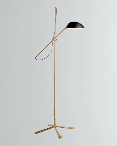 Visual Comfort Signature Graphic Floor Lamp By Aerin In Black/gold ...