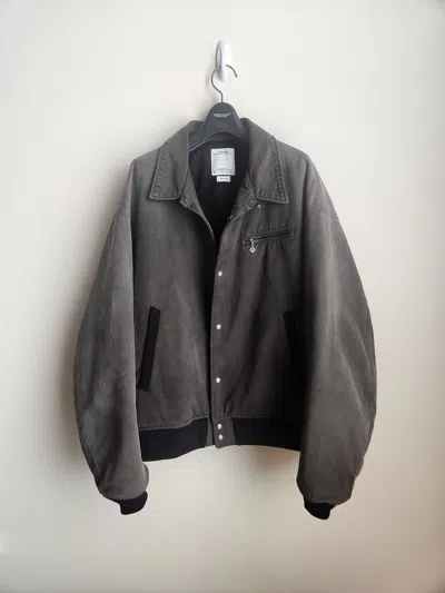 Pre-owned Visvim Byron Drivers Jacket In Grey | ModeSens