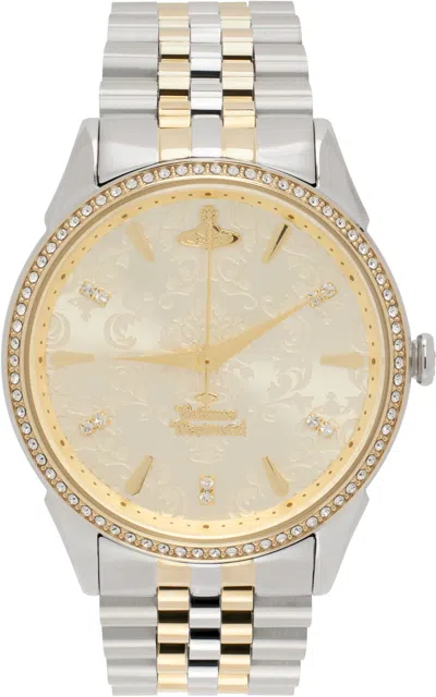 Vivienne Westwood Gold & Silver Wallace Watch | ModeSens