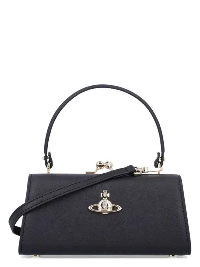 Vivienne Westwood Women's Extra Large Doll Frame Purse In Black | ModeSens