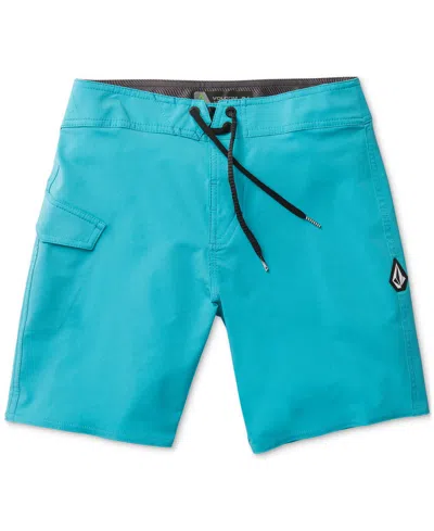 Volcom Kids' Big Boys Lido Solid Mod Swim Trunks In Clw | ModeSens