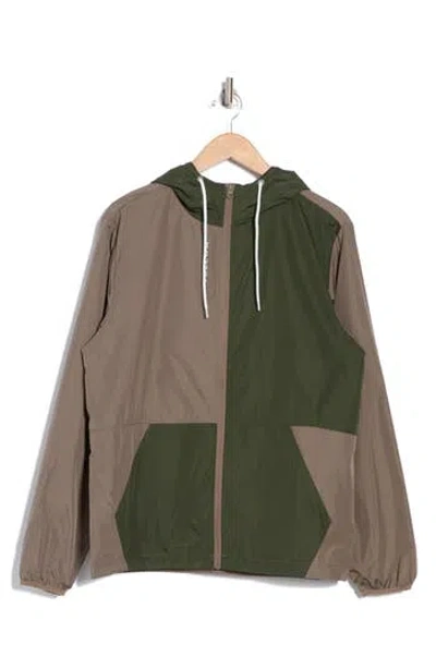 Volcom Karlin Colorblock Zip Jacket In Mushroom | ModeSens