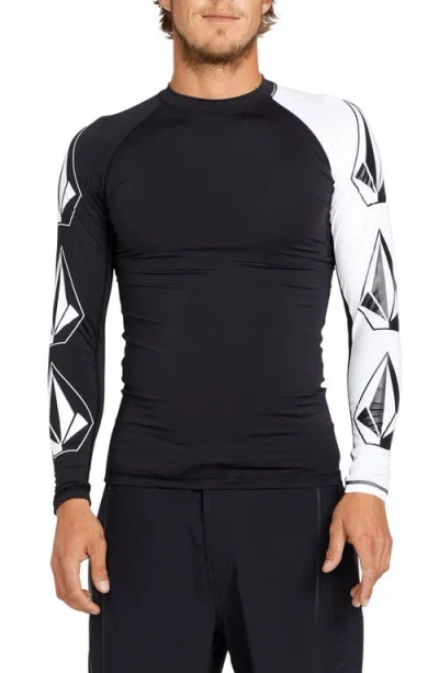 Volcom Surf Vitals Jack Robinson Long Sleeve Rashguard In Black | ModeSens