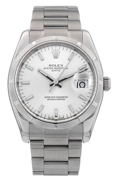 Watchfinder & Co. Rolex Oyster Perpetual Date Bracelet Watch, 34mm In ...