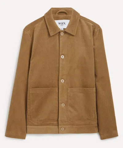 Wax London Mens Landmark Chore Jacket In Brown | ModeSens