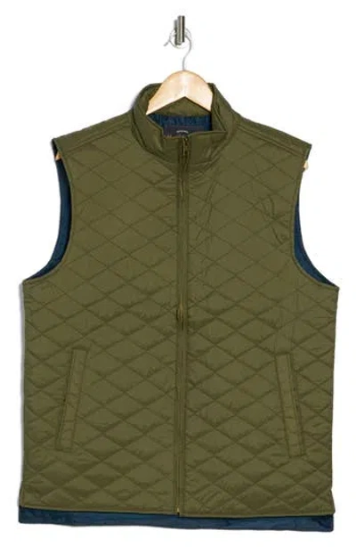Weatherproof Vintage Diamond Quilted Vest In Winter Moss | ModeSens