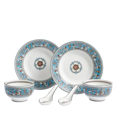 Wedgwood Florentine Turquoise 8-piece Dinnerware Set In Blue | ModeSens