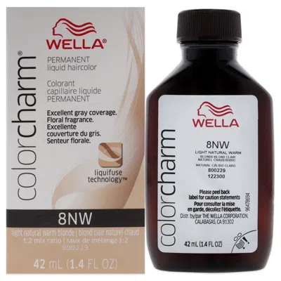 Wella Color Charm Permanent Liquid Hair Color - 8nw Light Natural Warm ...