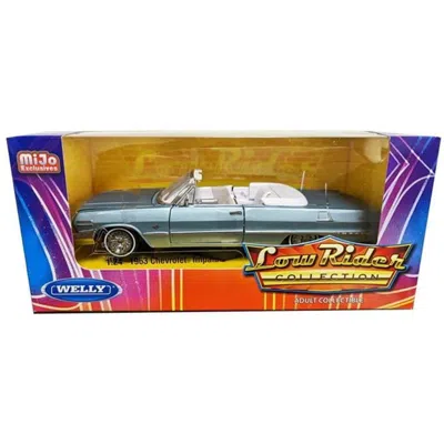 Welly 1963 Chevrolet Impala Convertible Lowrider With White Interior ...