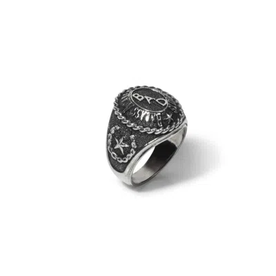 Wild Sons Men's Silver Bad Ring | ModeSens