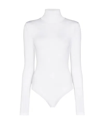 Wolford Colorado Turtleneck Bodysuit In White | ModeSens