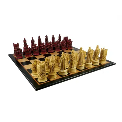 Worldwise Imports 5 In. Resin Stained Elizabethan Pieces On Veneer ...