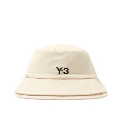 Y-3 Men's Folded 3 Stripe Bucket Hat In White | ModeSens