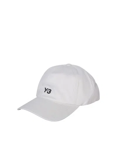Y-3 Six-panel Design Cap In White | ModeSens