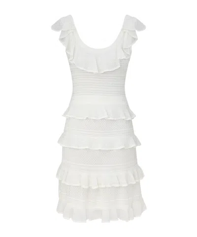 Zimmermann Illuminate Lace Frill Mini In White | ModeSens