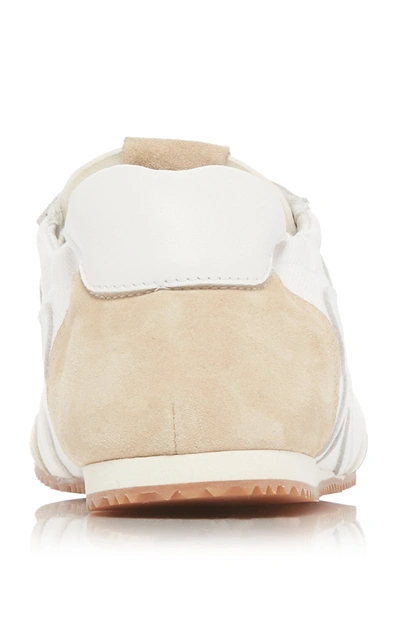 Loewe Ballet Runner Leather Sneakers In White | ModeSens