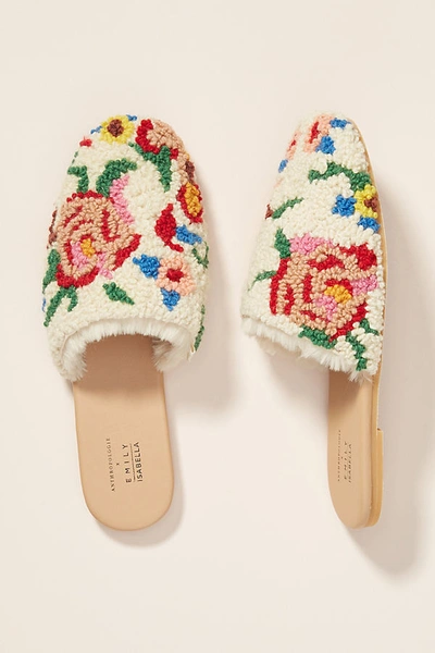 Emily Isabella Sherpa Slippers In Assorted | ModeSens