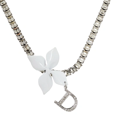 Dior flower necklace store