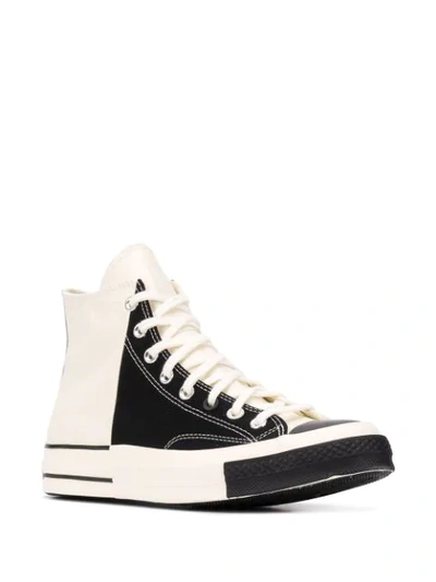 Converse Two-tone High-top Trainers In White | ModeSens