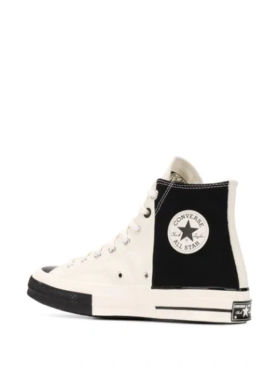 Converse Two-tone High-top Trainers In White | ModeSens