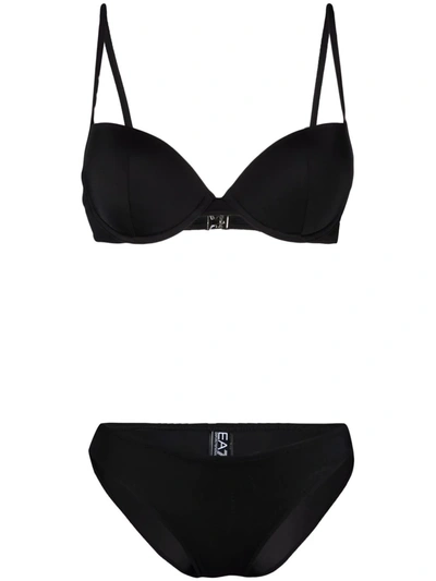 Ea7 Underwire Bikini Set In Schwarz | ModeSens